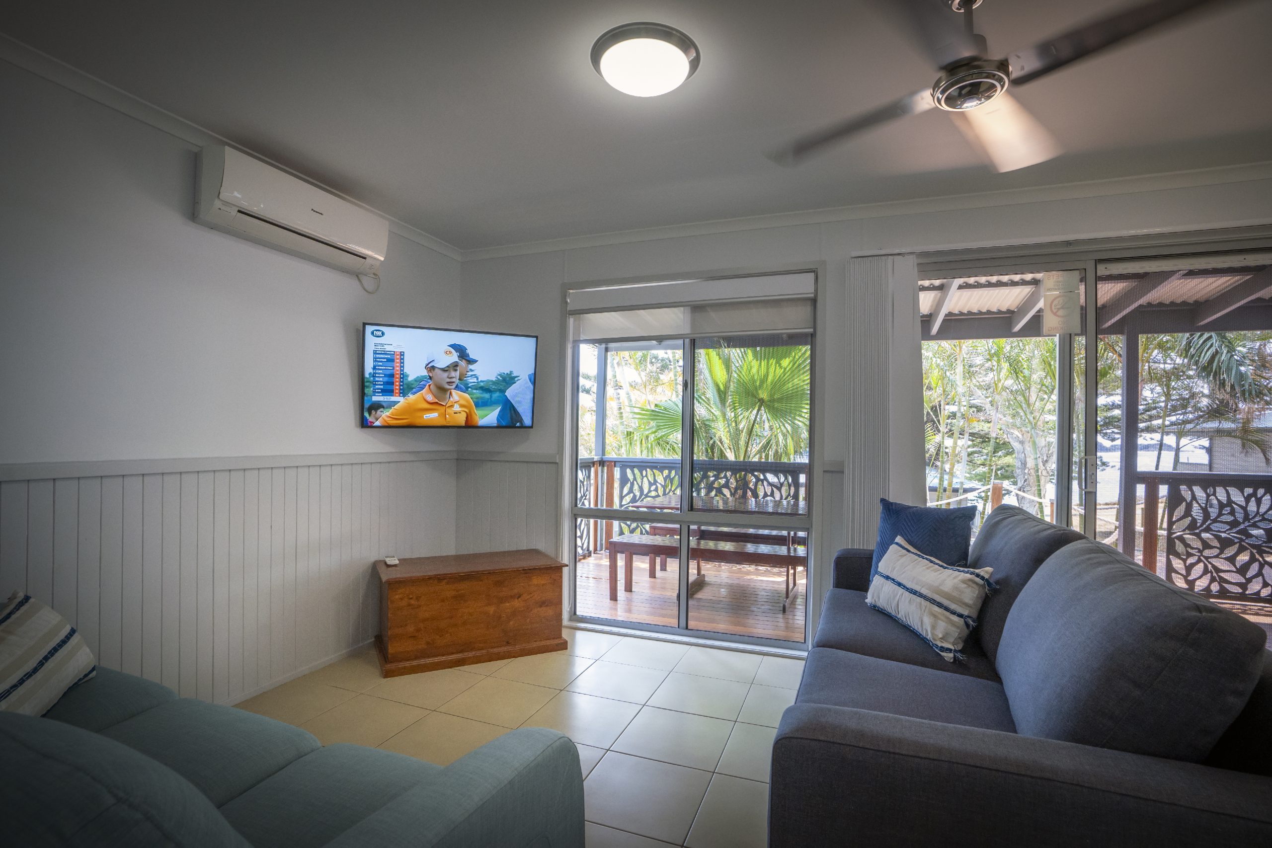 _Bungalow lounge room - Surf Beach Holiday Park